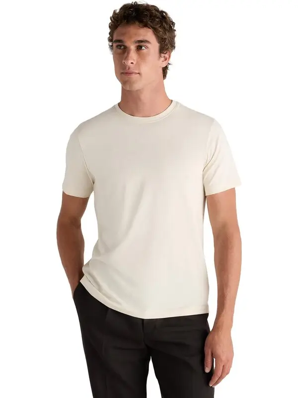 Quince 100% Pima Cotton Luxe Touch T-shirt - Porcelain