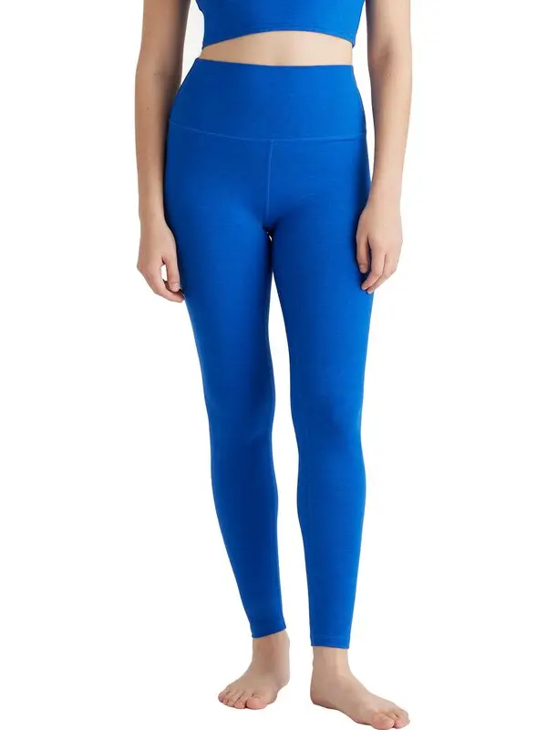 Quince Ultra-soft Performance Legging 28" Inseam - Heather Cobalt