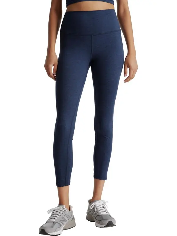 Quince Ultra-soft High-rise Legging - Heather Navy