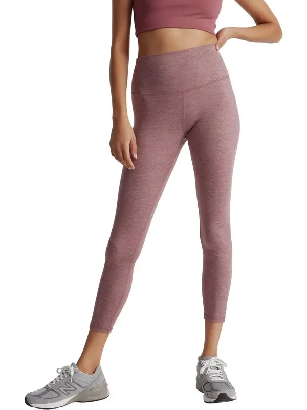 Quince Ultra-soft High-rise Legging - Heather Rose