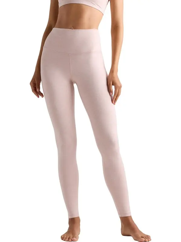 Quince Ultra-soft Performance Legging 28" Inseam - Heather Shell Pink
