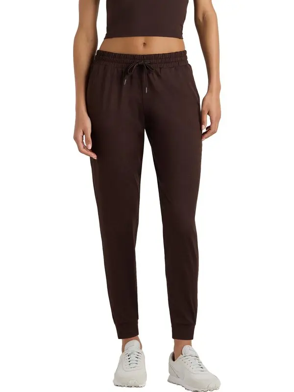 Quince Performance Joggers - Heather Coffee Bean Brown