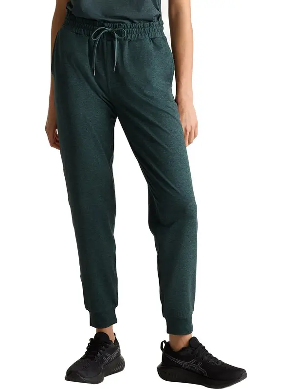 Quince Performance Joggers - Heather Green