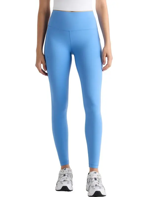 Quince Power-up High-rise Training Pocket Legging - Azul Blue