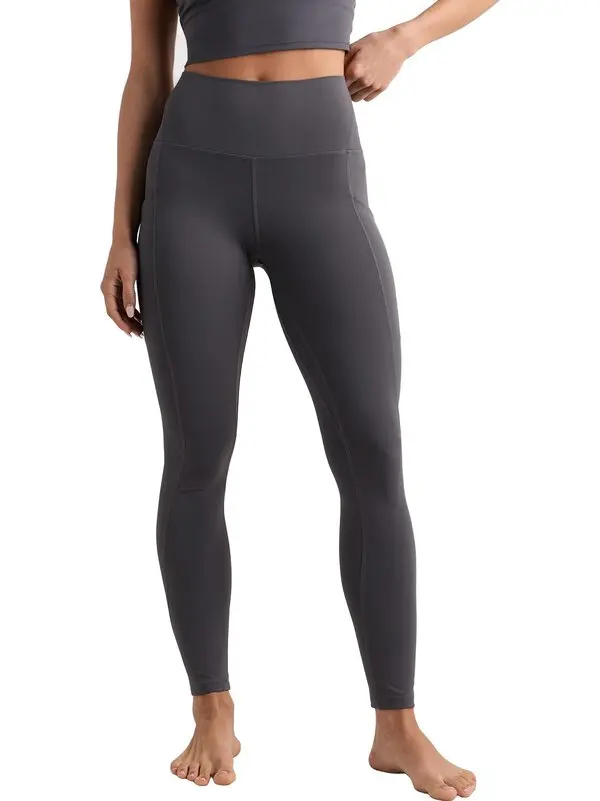 Quince Ultra-form High-rise Pocket Legging - Dark Coal