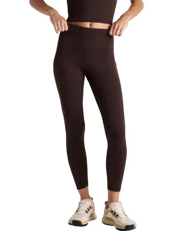 Quince Ultra-form High-rise Pocket Legging - Espresso