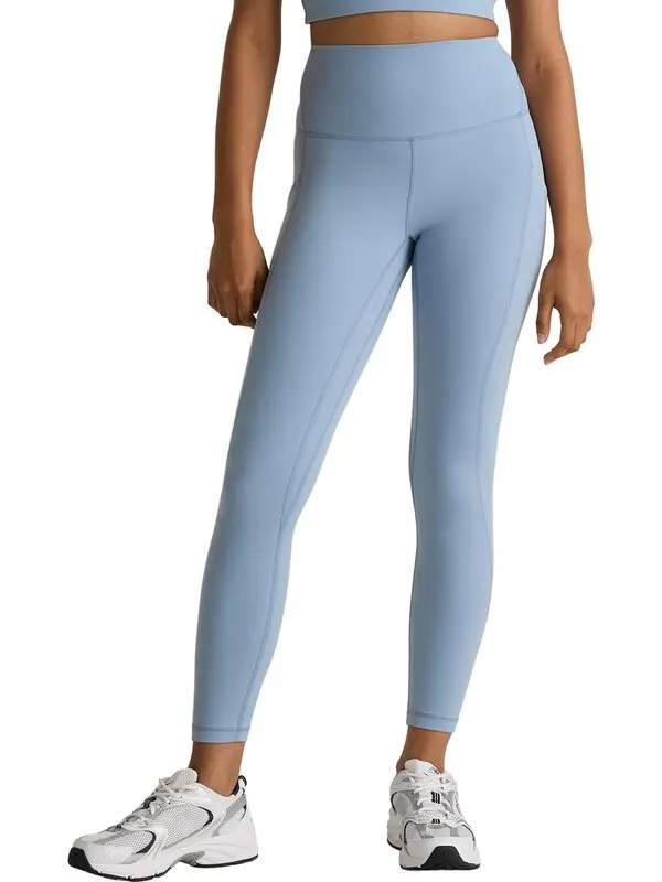Quince Ultra-form High-rise Pocket Legging - Spa Blue