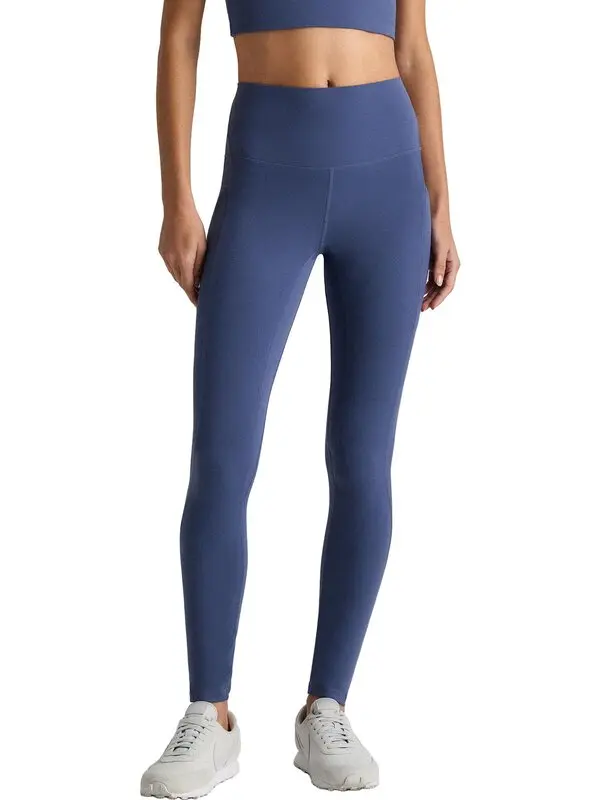 Quince Ultra-form High-rise Pocket Legging - Storm Blue