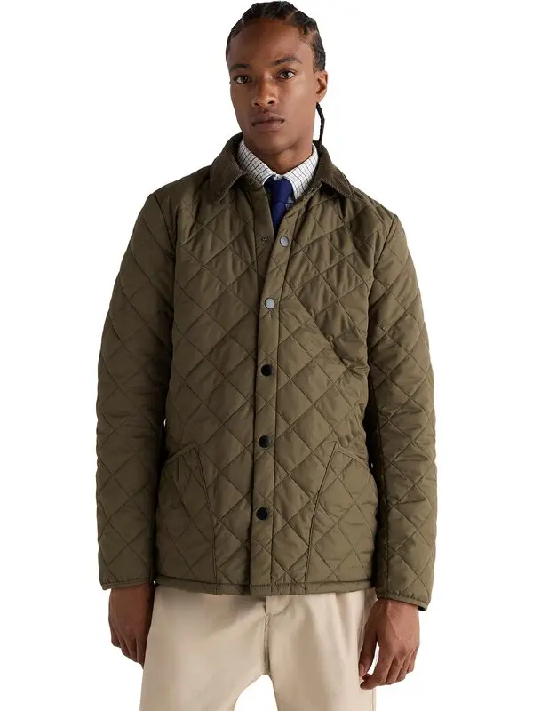 Quince Featherless Quilted Jacket - Bronze Olive