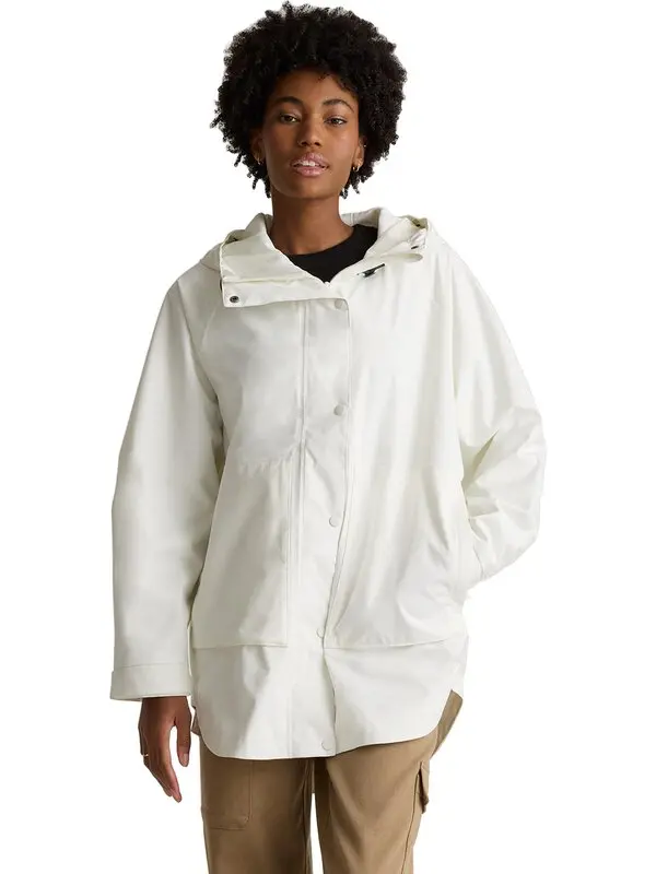 Quince Weatherproof Oversized Rain Jacket - Frost