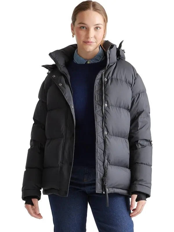 Quince Responsible Down Puffer Jacket - Black