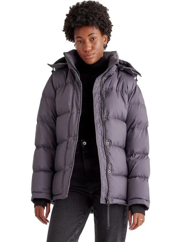 Quince Responsible Down Puffer Jacket - Carbon Grey