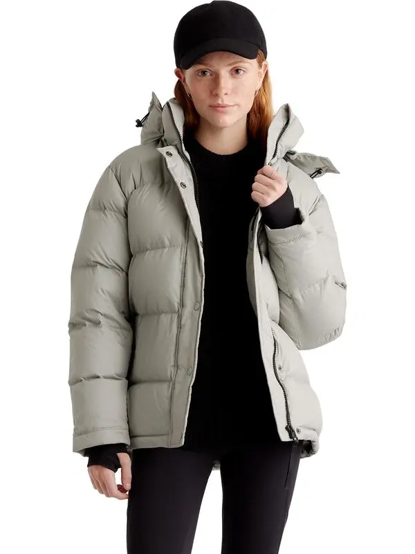 Quince Responsible Down Puffer Jacket - Seagrass Green