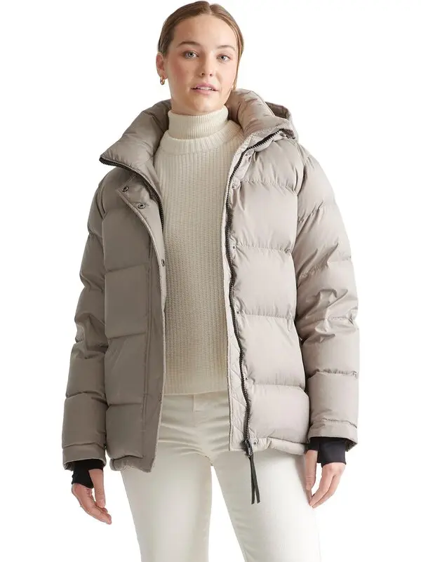 Quince Responsible Down Puffer Jacket - Stone Taupe