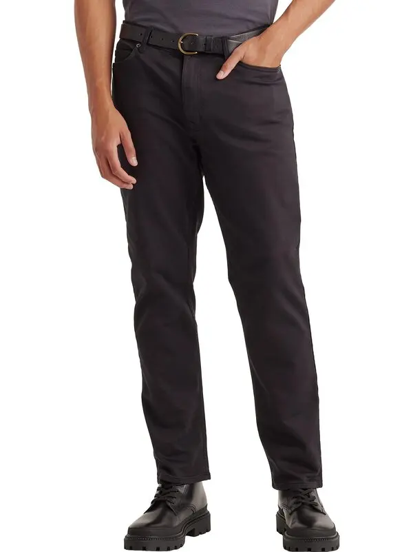Quince Comfort Stretch Traveler 5-pocket Straight Pants - Black