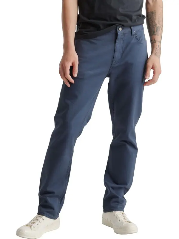 Quince Comfort Stretch Traveler 5-pocket Pants - Navy