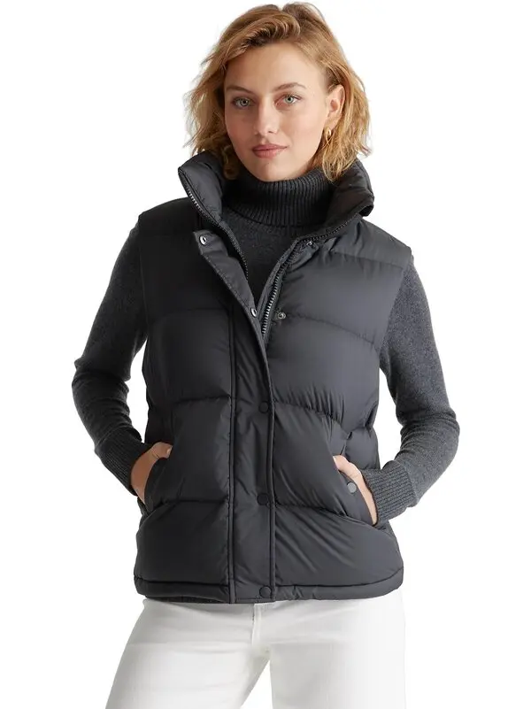 Quince Responsible Down Puffer Vest - Black