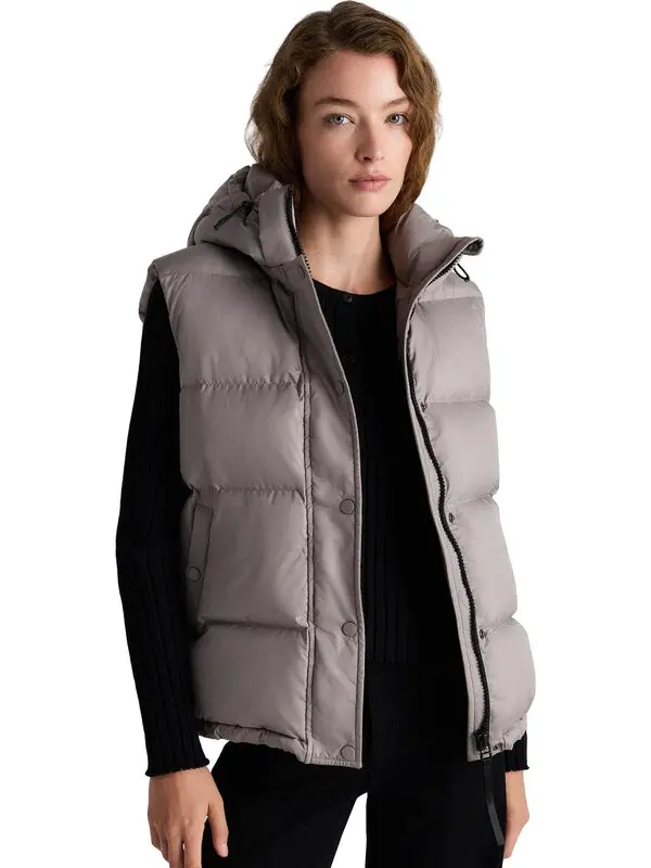 Quince Responsible Down Puffer Vest - Morel Grey