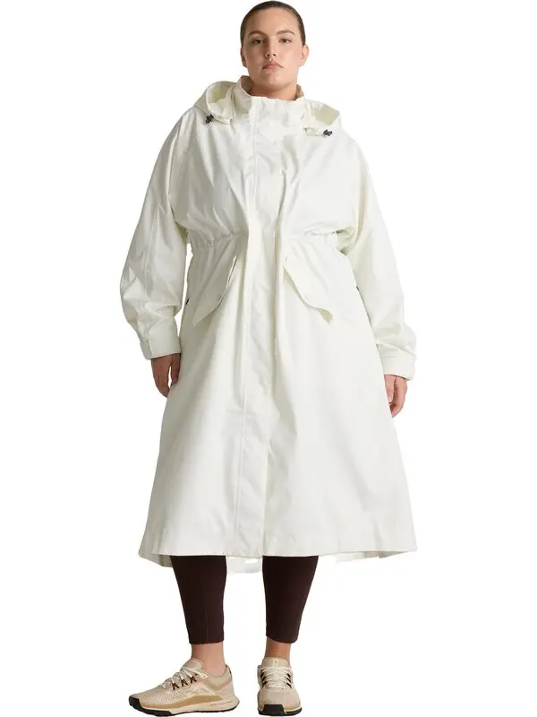 Quince Weatherproof Rain Trench Coat - Frost