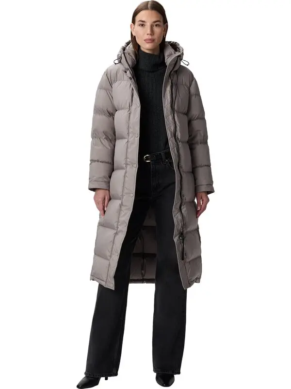 Quince Responsible Long Down Puffer Jacket - Morel Grey