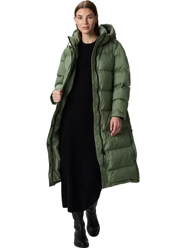 Quince Responsible Long Down Puffer Jacket - Sea Spray Green