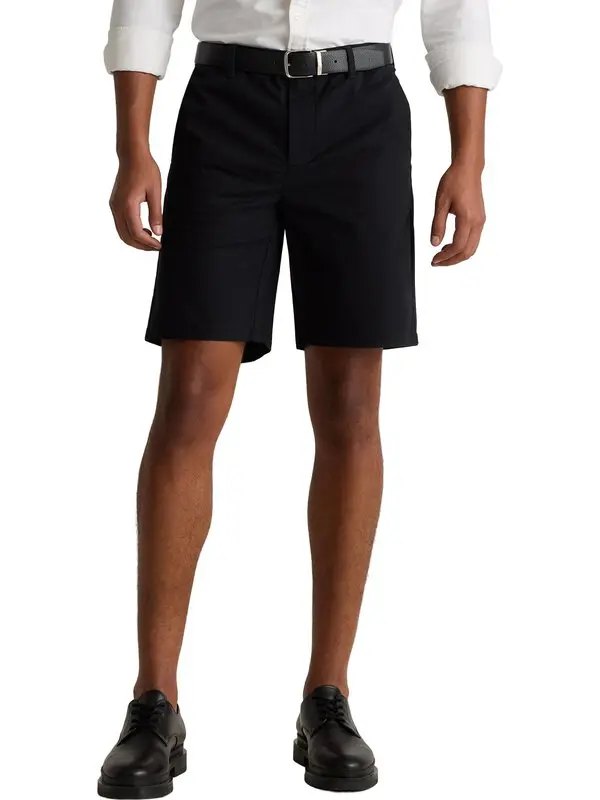 Quince Classic Stretch Chino 9" Shorts - Black