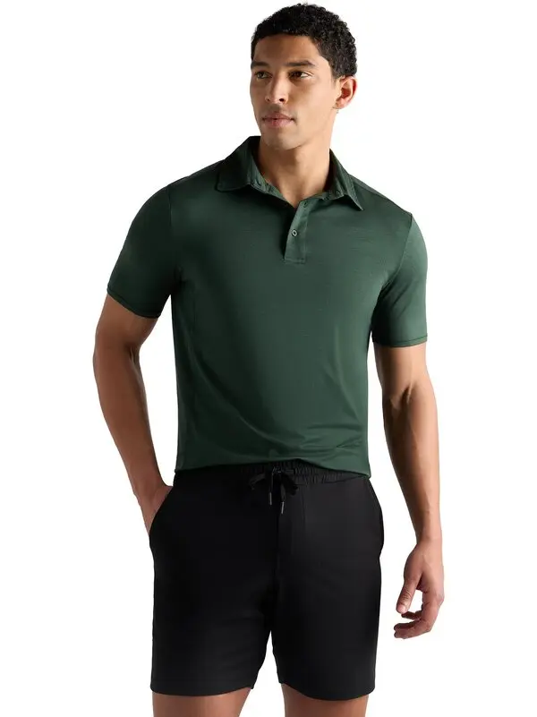 Quince Super Soft Performance Polo Shirt - Olive