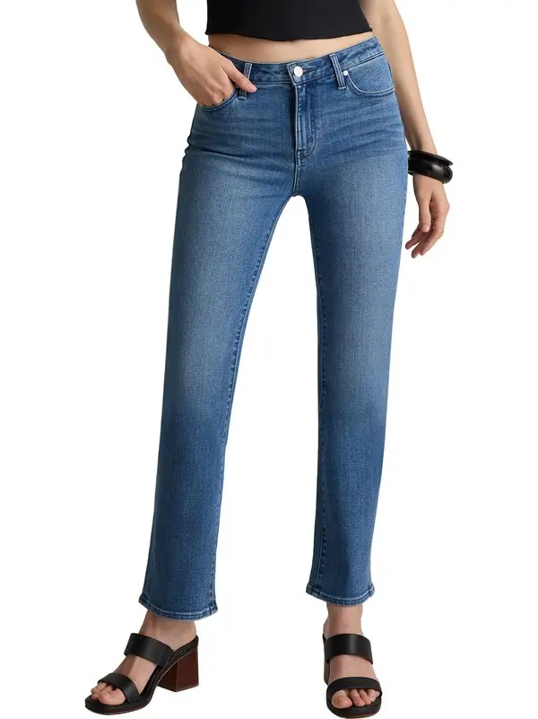 Quince Bella Stretch Straight Jeans - Seaside Blue