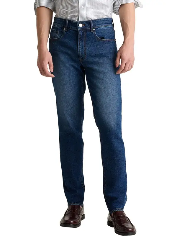 Quince Warren Stretch Slim Jeans - Dusk Blue