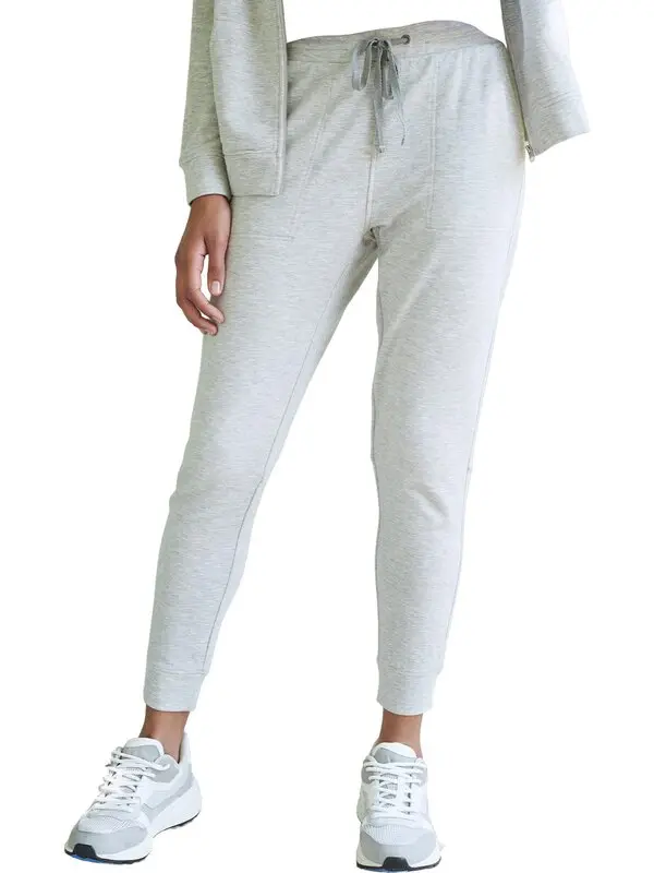 Quince Fleece Sweatpants - Heather Grey