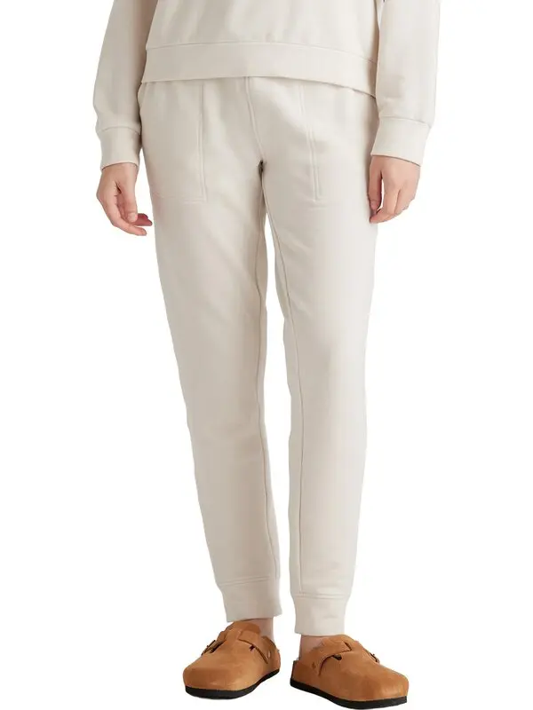 Quince Fleece Sweatpants - Off-white