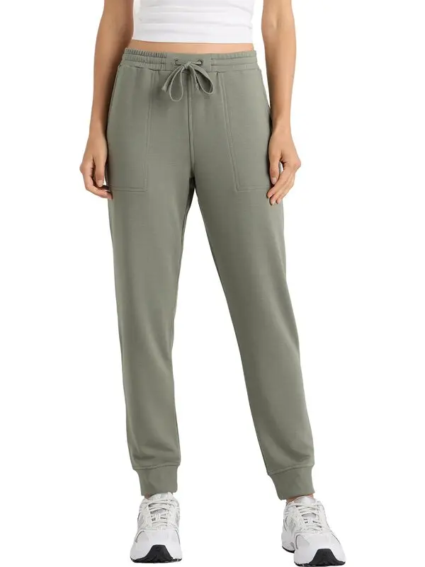 Quince Fleece Sweatpants - Smoked Thyme Green