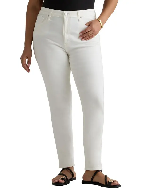 Quince Bella Stretch Skinny Jeans - Cloud White