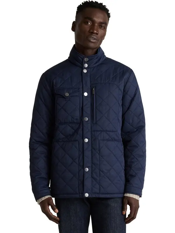 Quince Featherless Quilted Utility Jacket - Admiral