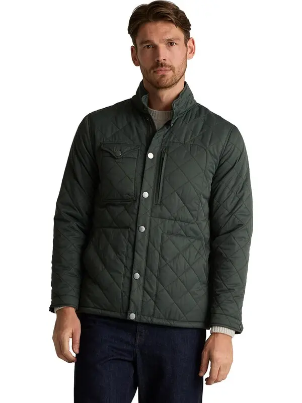 Quince Featherless Quilted Utility Jacket - Verdant Pine