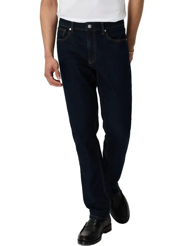 Quince Warren Stretch Straight Jeans - Clean Rinse
