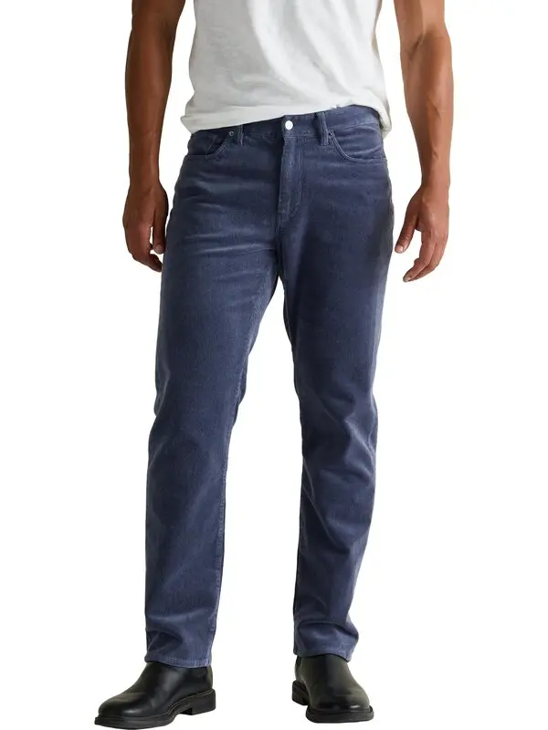 Quince Organic Stretch Corduroy 5-pocket Pants - Storm Blue