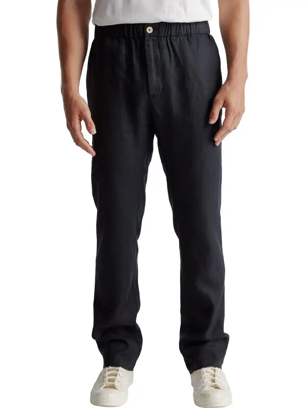 Quince European Linen Pants - Black