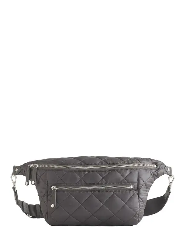 Quince Transit Quilted Sling Bag - Charcoal