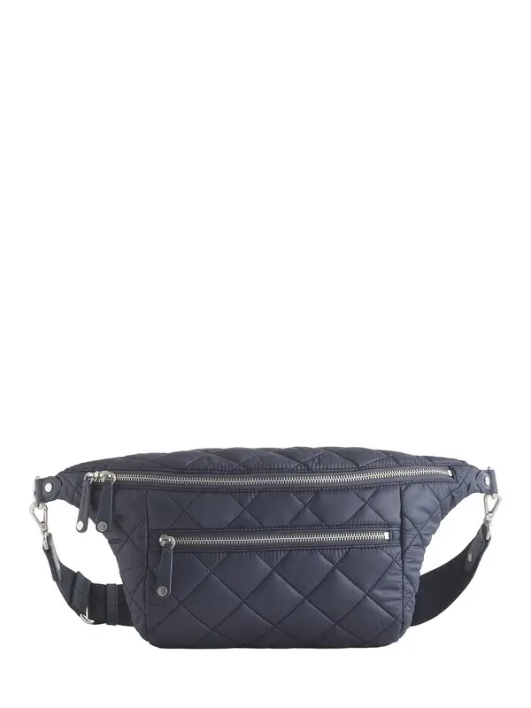 Quince Transit Quilted Sling Bag - Navy