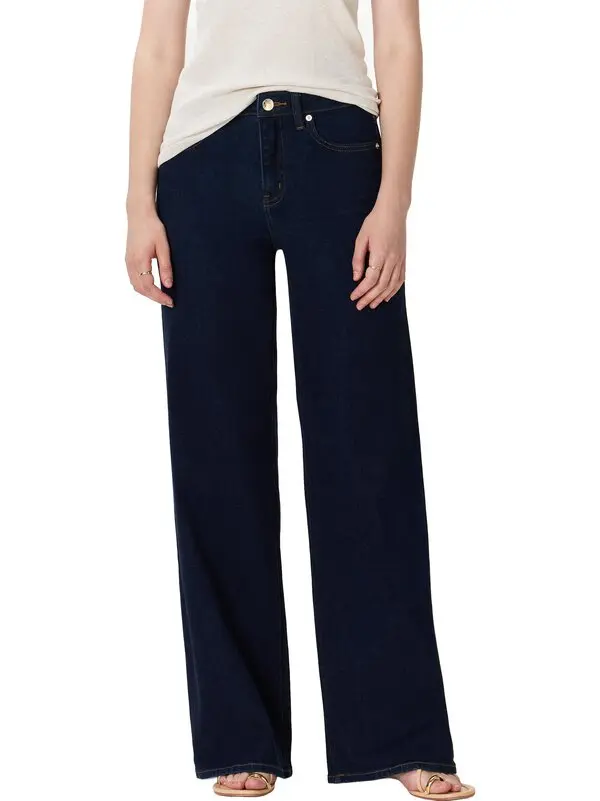Quince Bella Stretch Wide Leg Jeans - Deep Rinse