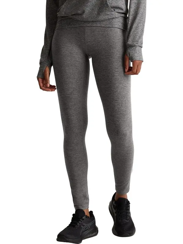 Quince Ultra-soft Performance Leggings - Heather Grey