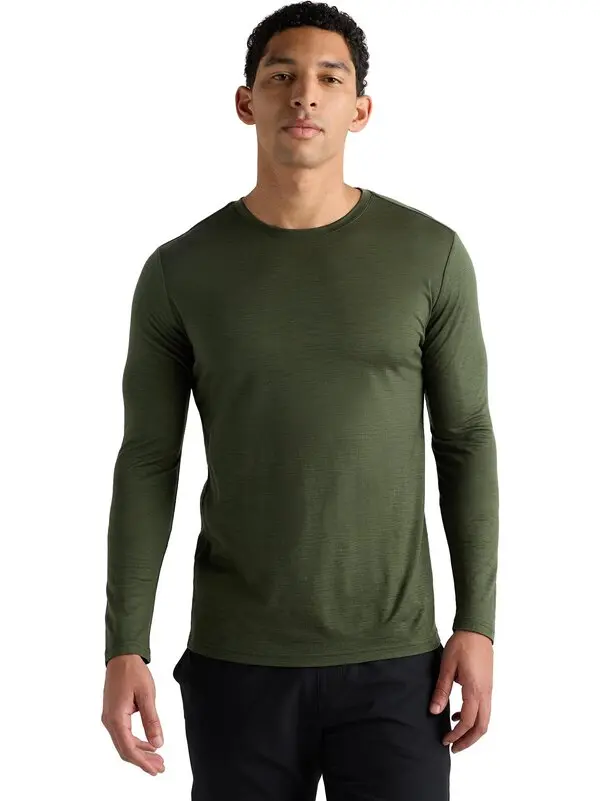 Quince Merino Long Sleeve Base Layer T-shirt - Green