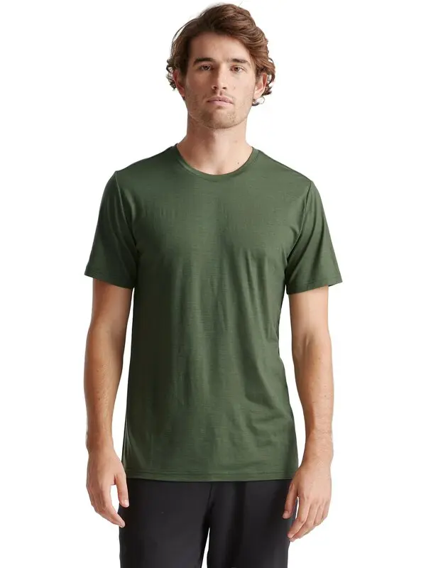 Quince Merino Short Sleeve Base Layer T-shirt - Green