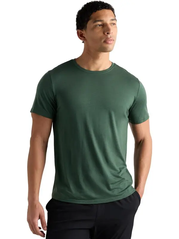 Quince 100% Merino Wool All-season Short Sleeve Base Layer T-shirt - Green