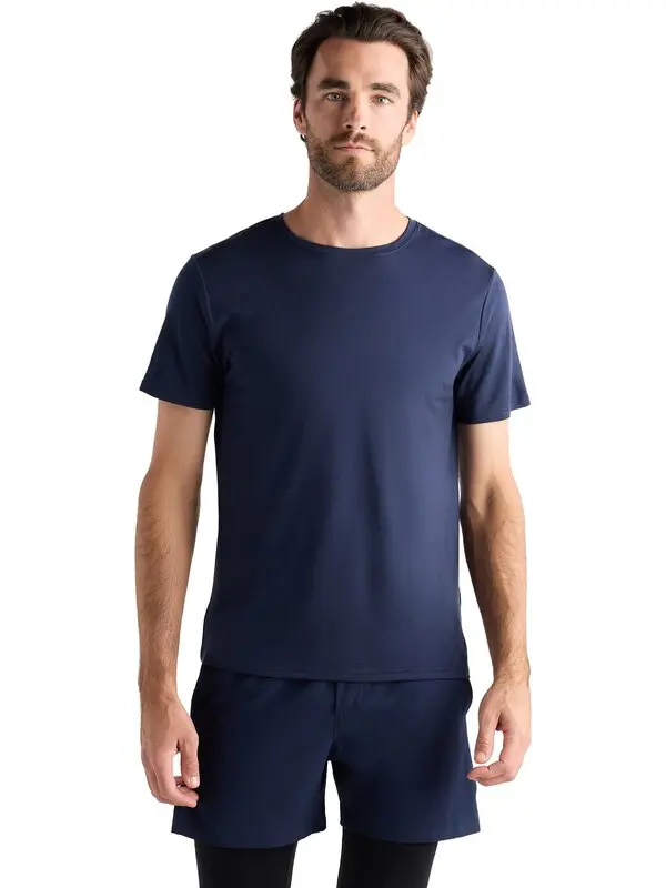 Quince Merino Short Sleeve Base Layer T-shirt - Navy