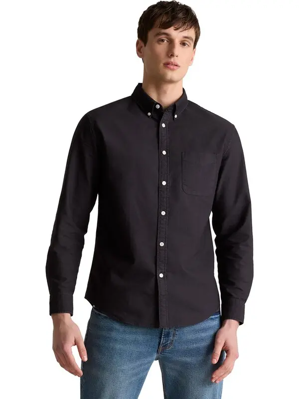 Quince Oxford Shirt - Black