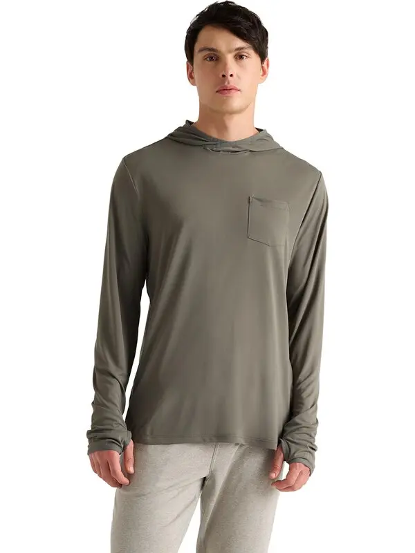 Quince Ultra-light Performance Hoodie - Heritage Olive