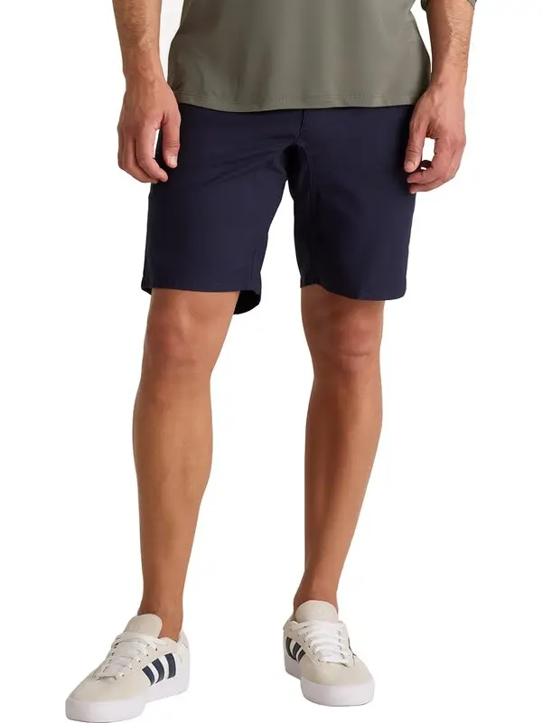 Quince Organic Stretch Ripstop Shorts - Deep Navy