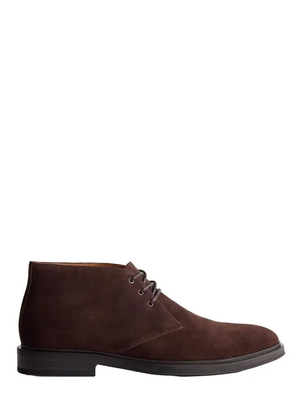 Quince Heritage Suede Chukka Boot - Brunette